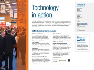 Gartner Symposium 2015 - Brochure | PDF