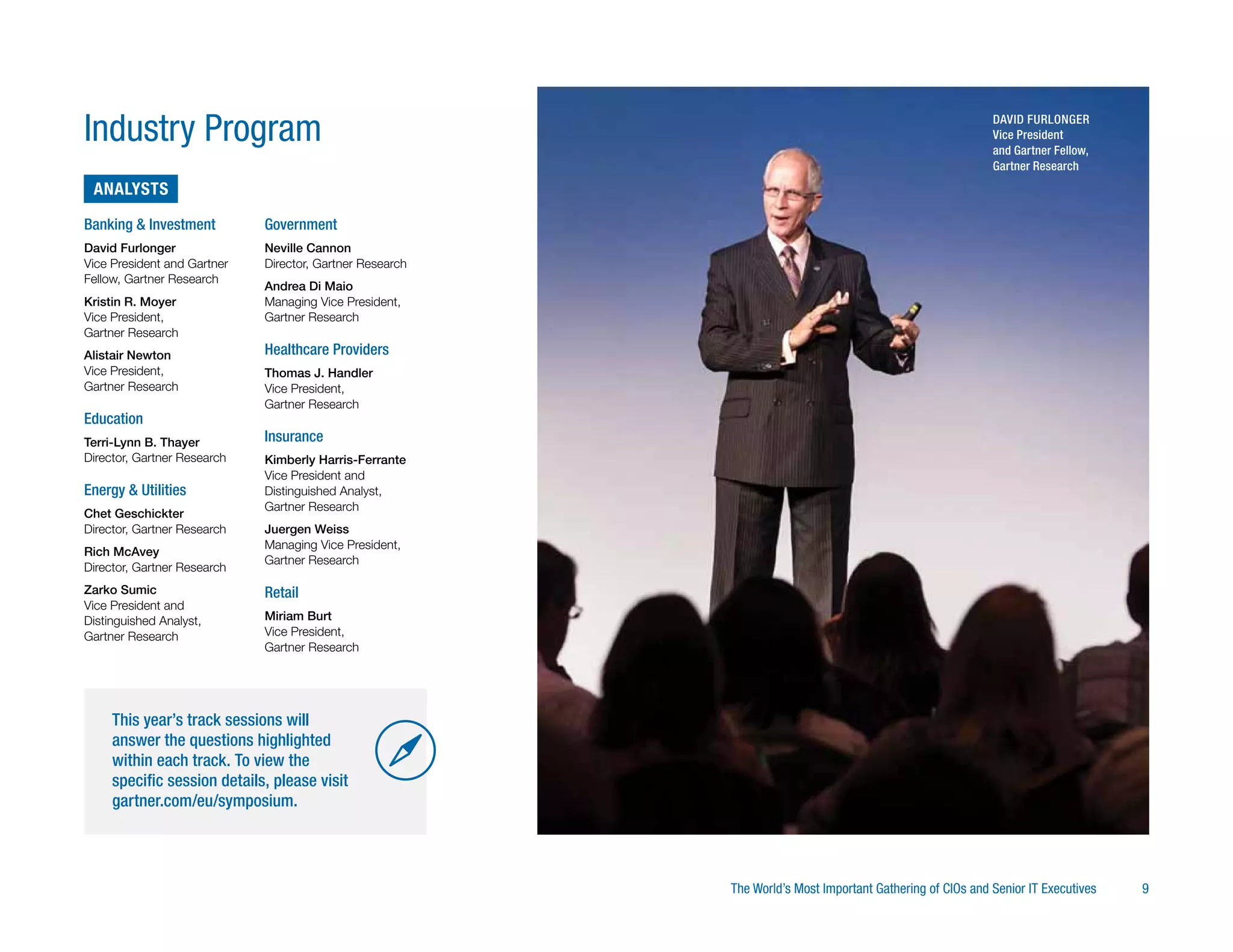 Gartner Symposium 2015 - Track Guide | PDF