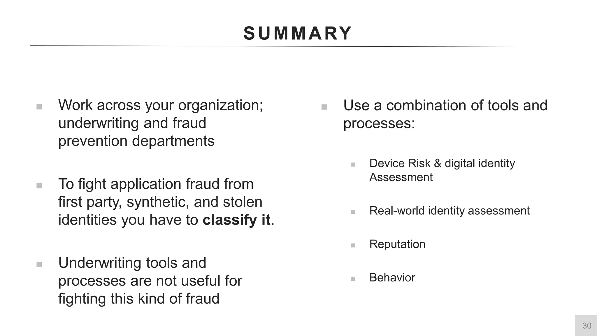 Fraud Prevention Strategies to Fight First-Party Fraud and Synthetic ...