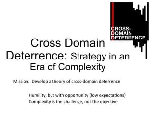 Cross Domain Deterrence | PDF