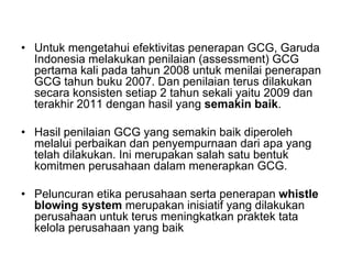 Garuda Indonesia Menuju Implementasi GCG | PDF