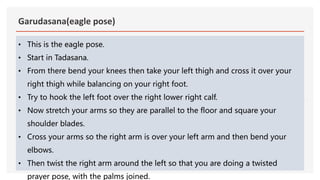 Garudasana(eagle pose) | PPTX