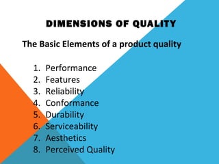 Product Quality | PPT