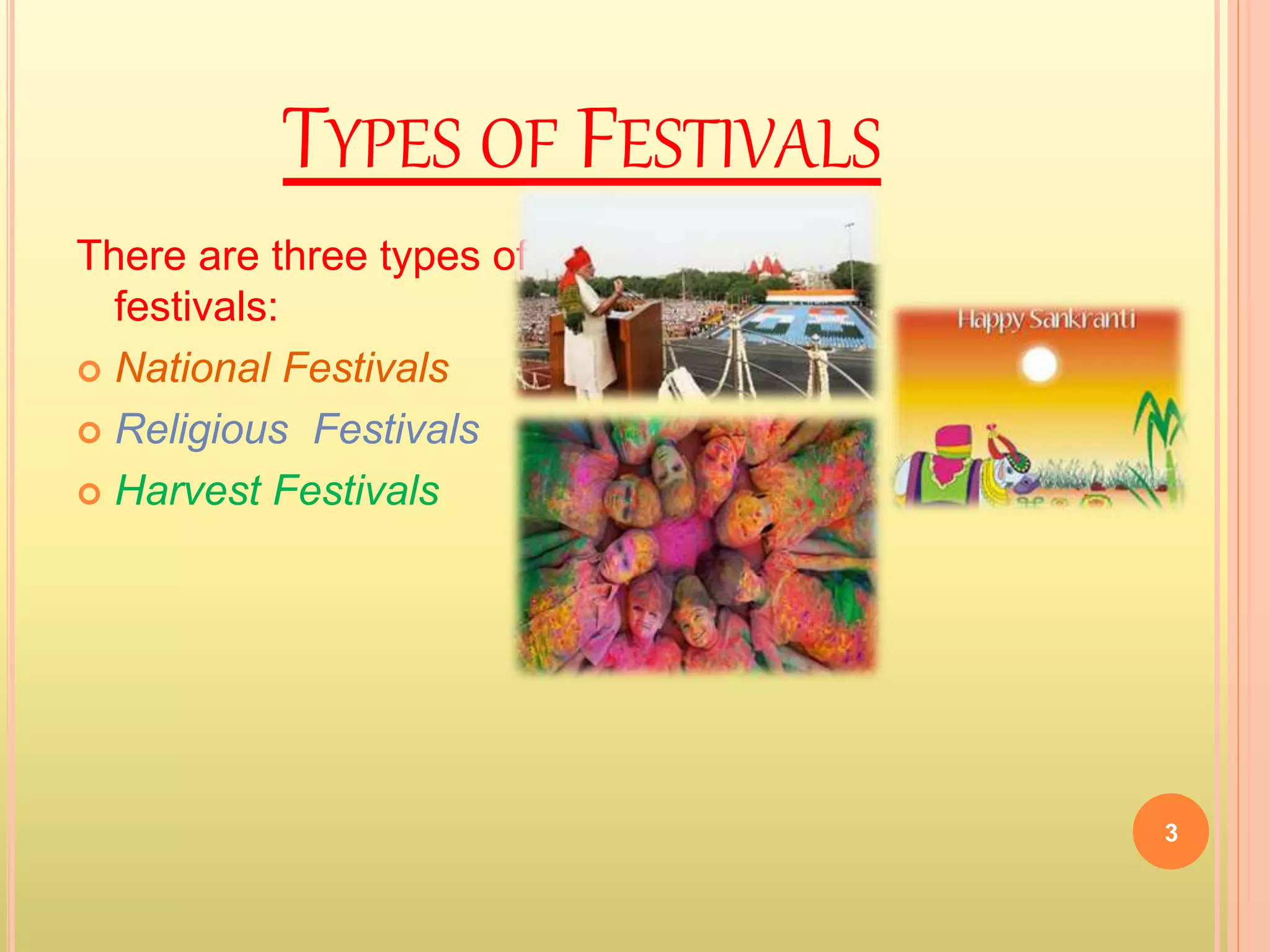 Festivals Of India by Garvit Khurana | PPTX
