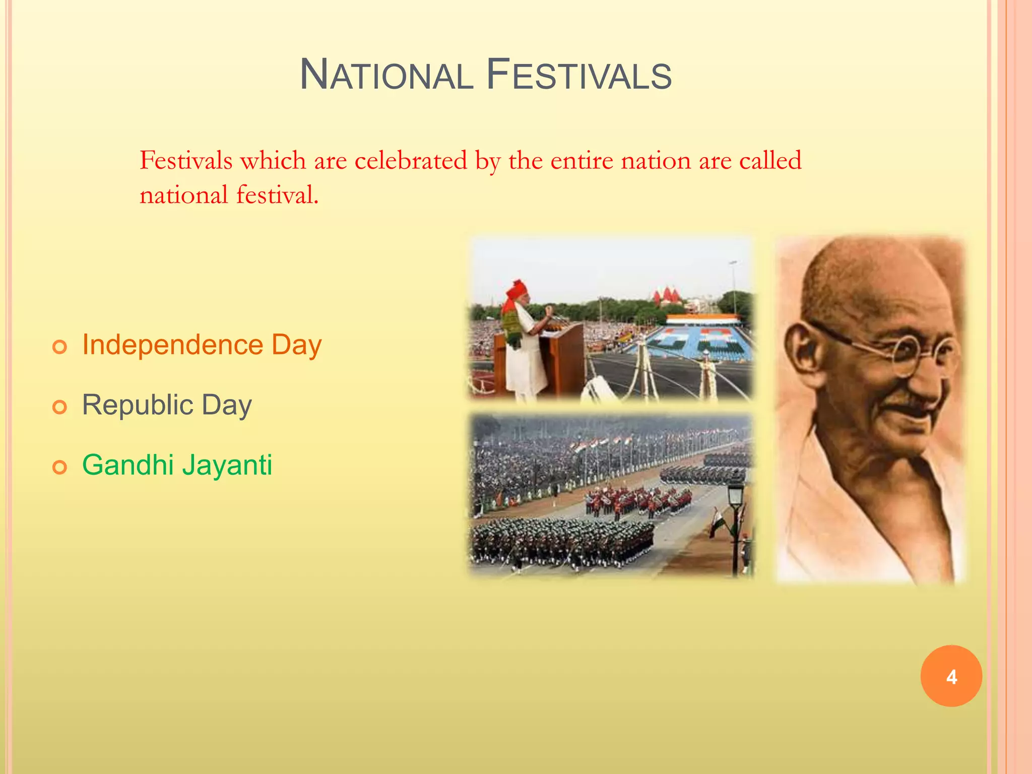 Festivals Of India by Garvit Khurana | PPTX