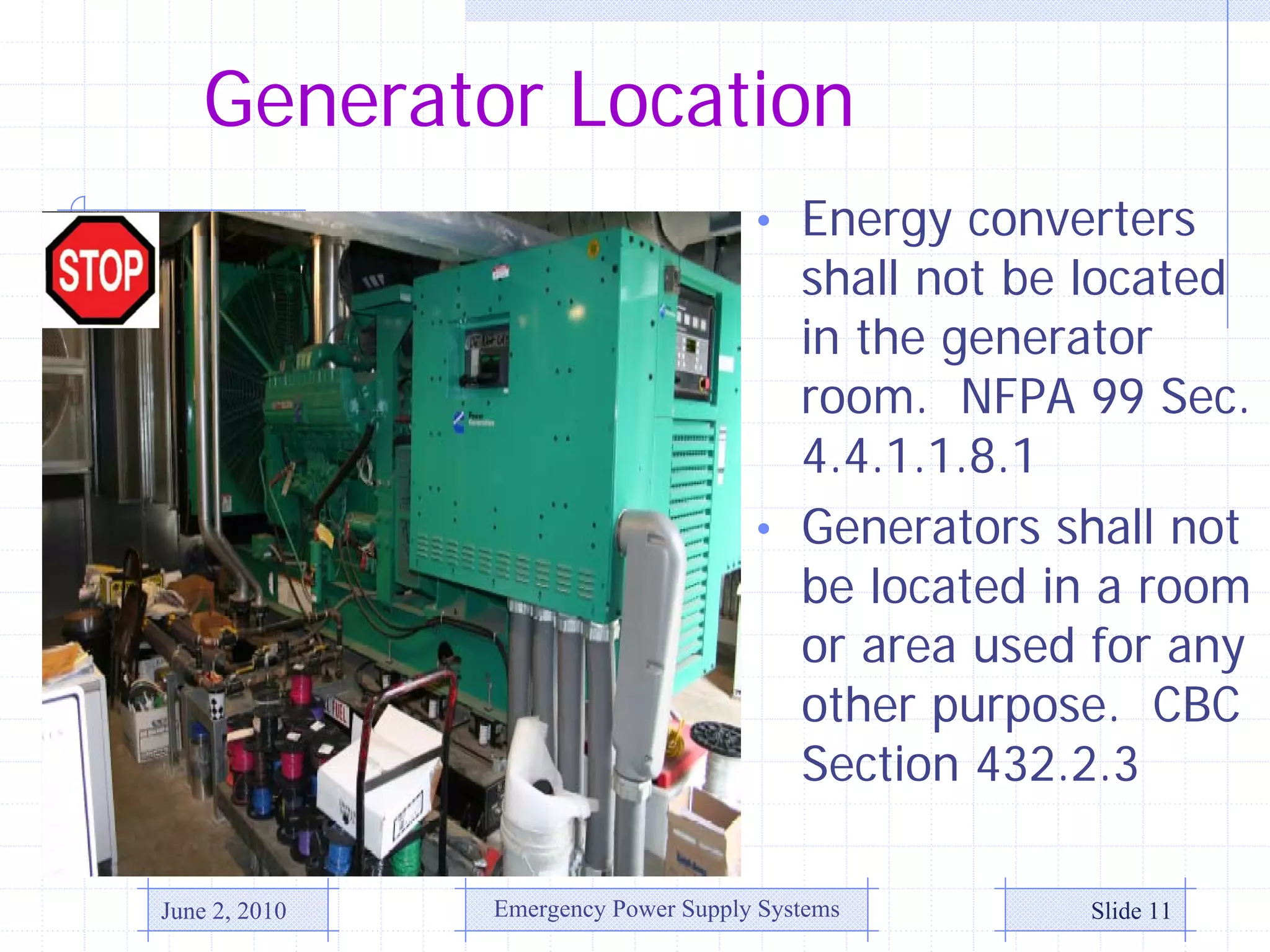 oshpd emergency power supply systems | PDF