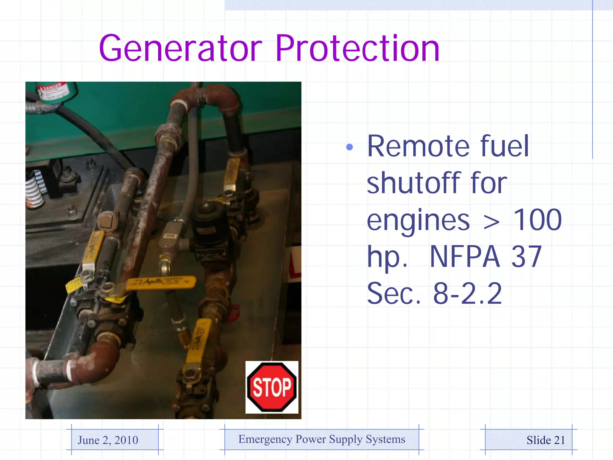 oshpd emergency power supply systems | PDF
