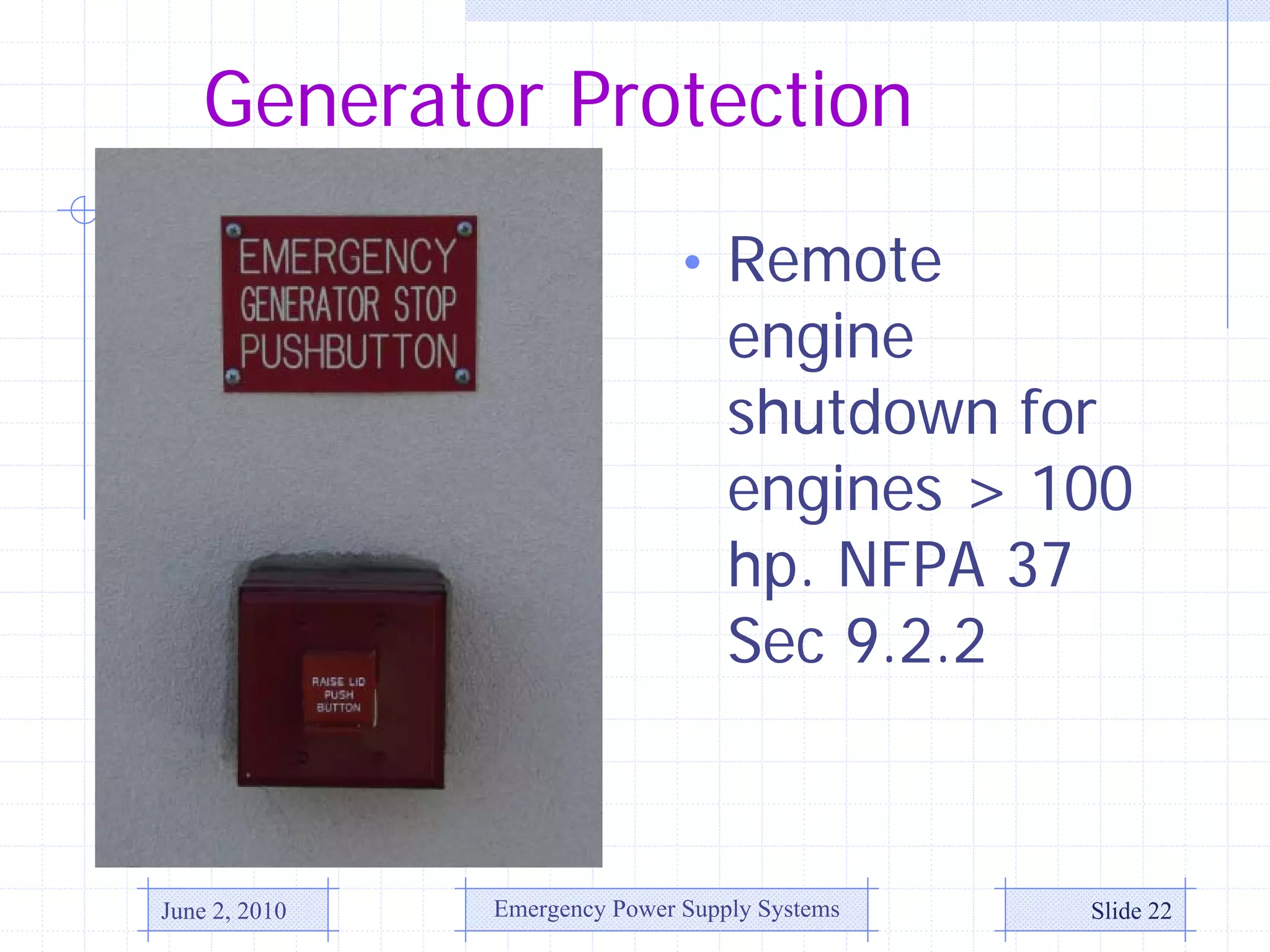 oshpd emergency power supply systems | PDF