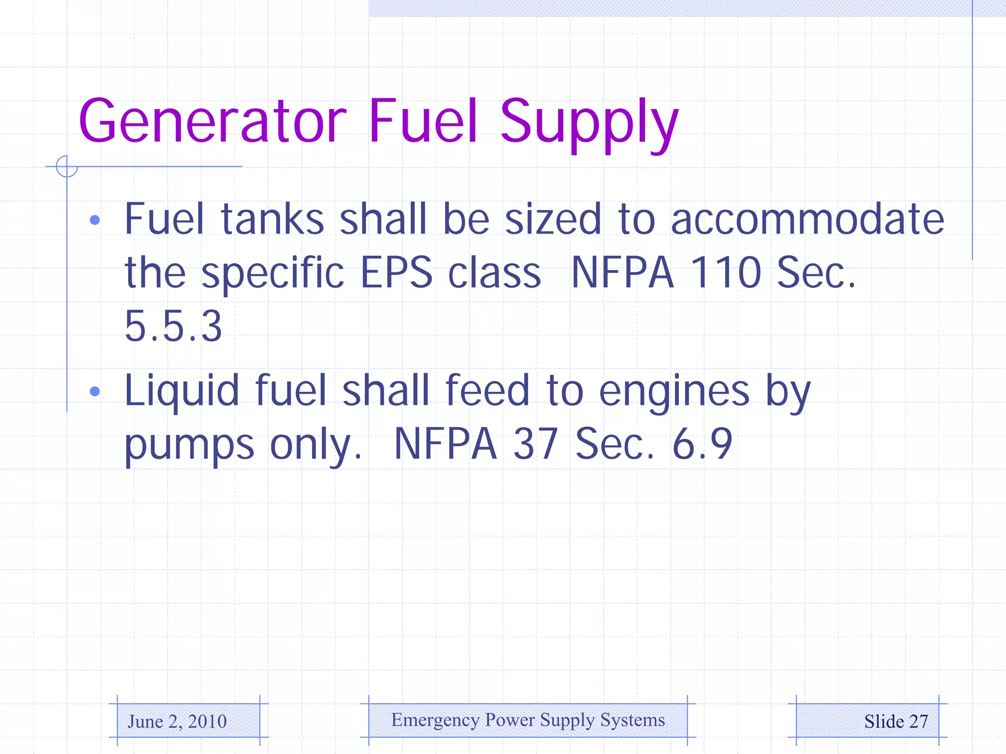 oshpd emergency power supply systems | PDF