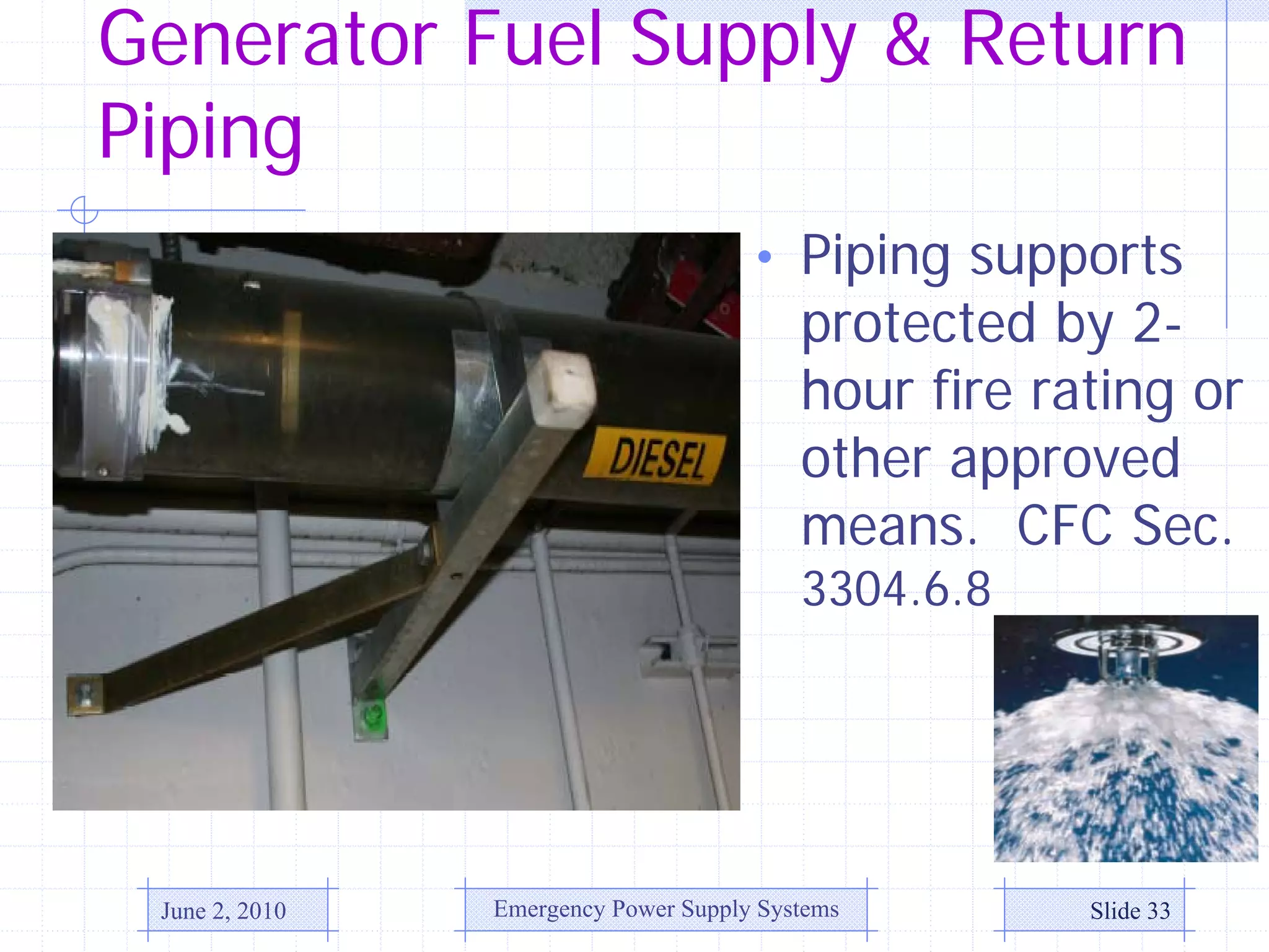 oshpd emergency power supply systems | PDF