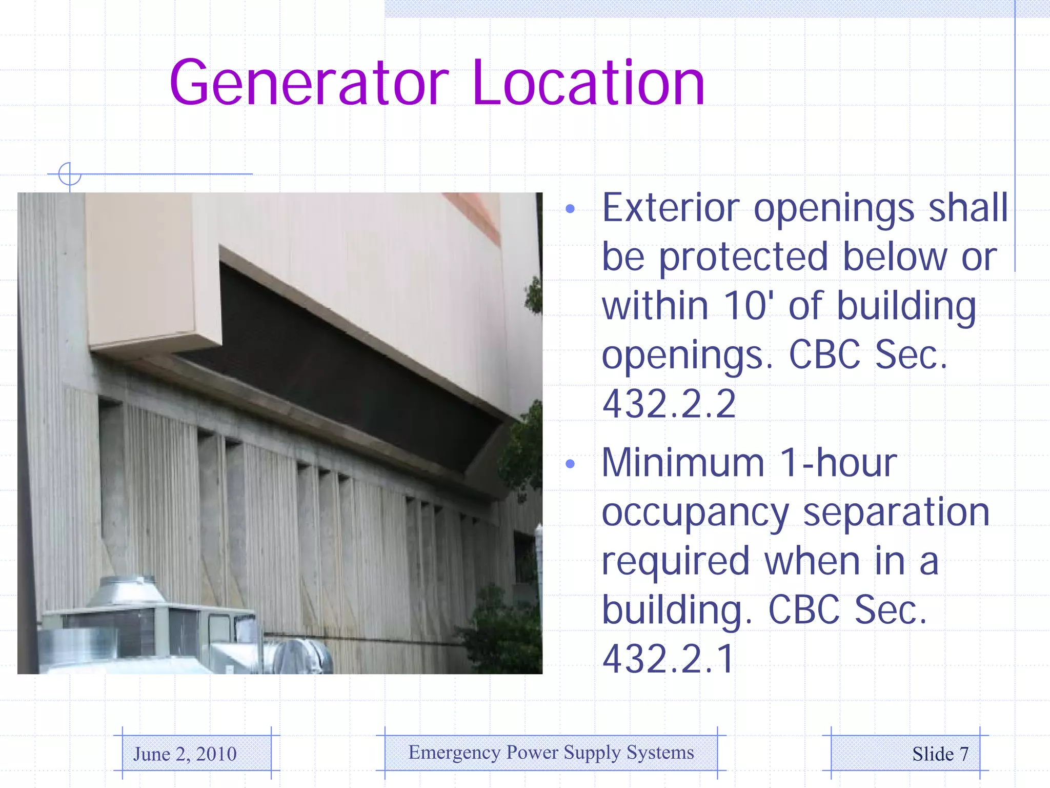 oshpd emergency power supply systems | PDF