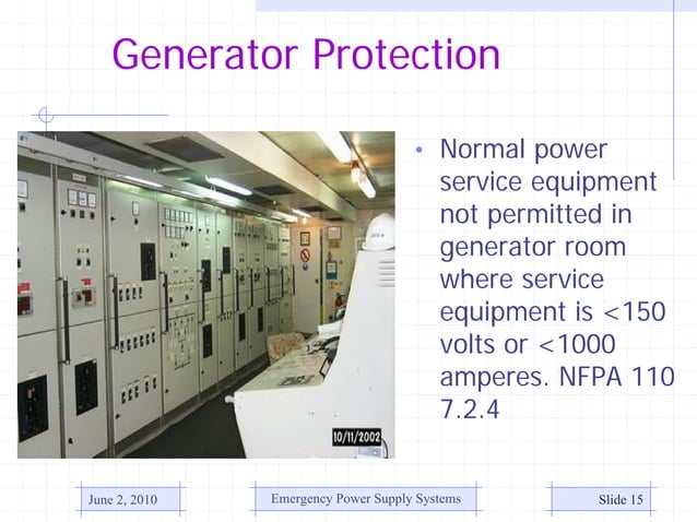 oshpd emergency power supply systems | PDF