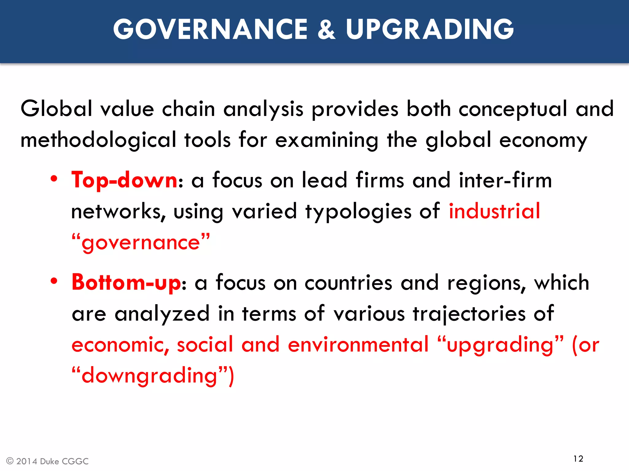 Global Value Chains and Development - Concepts and Methodologies | PDF