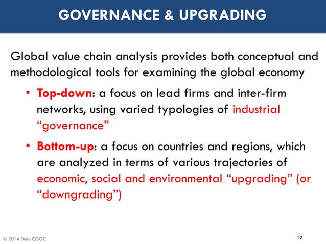 Global Value Chains and Development - Concepts and Methodologies | PDF | Logistics | Business