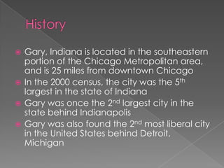 Gary, Indiana Pwpt | PPTX