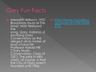 Gary, Indiana Pwpt | PPTX