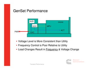 Generator Set Transient Performance | PDF