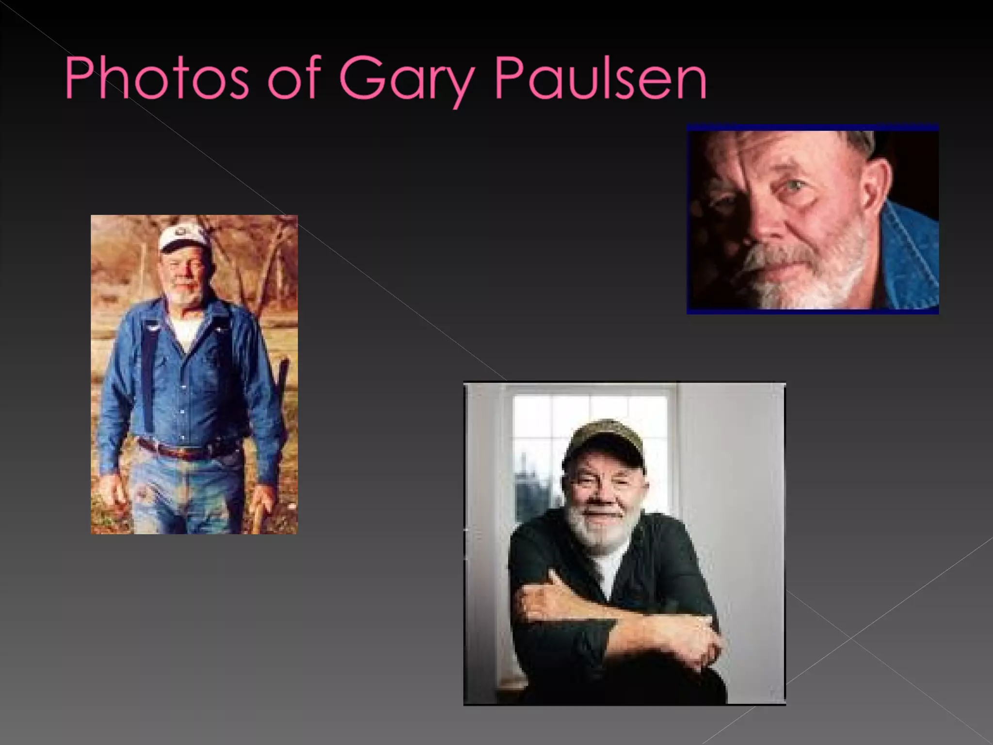 Gary paulsen | PPT | Fiction | Books and Literature