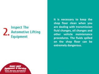 5 Tips To Ensure Safety At Your Automotive Workplace | PPTX