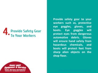 5 Tips To Ensure Safety At Your Automotive Workplace | PPTX ...