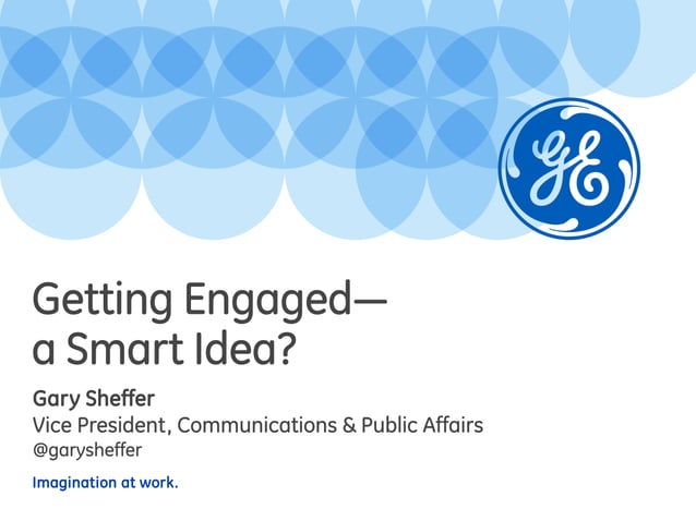 Gary Sheffer GE Keynote | PPT