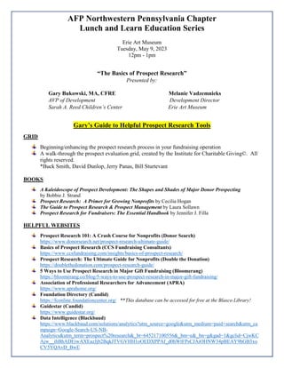 Gary's Prospect Research Resources 5.9.2023.pdf