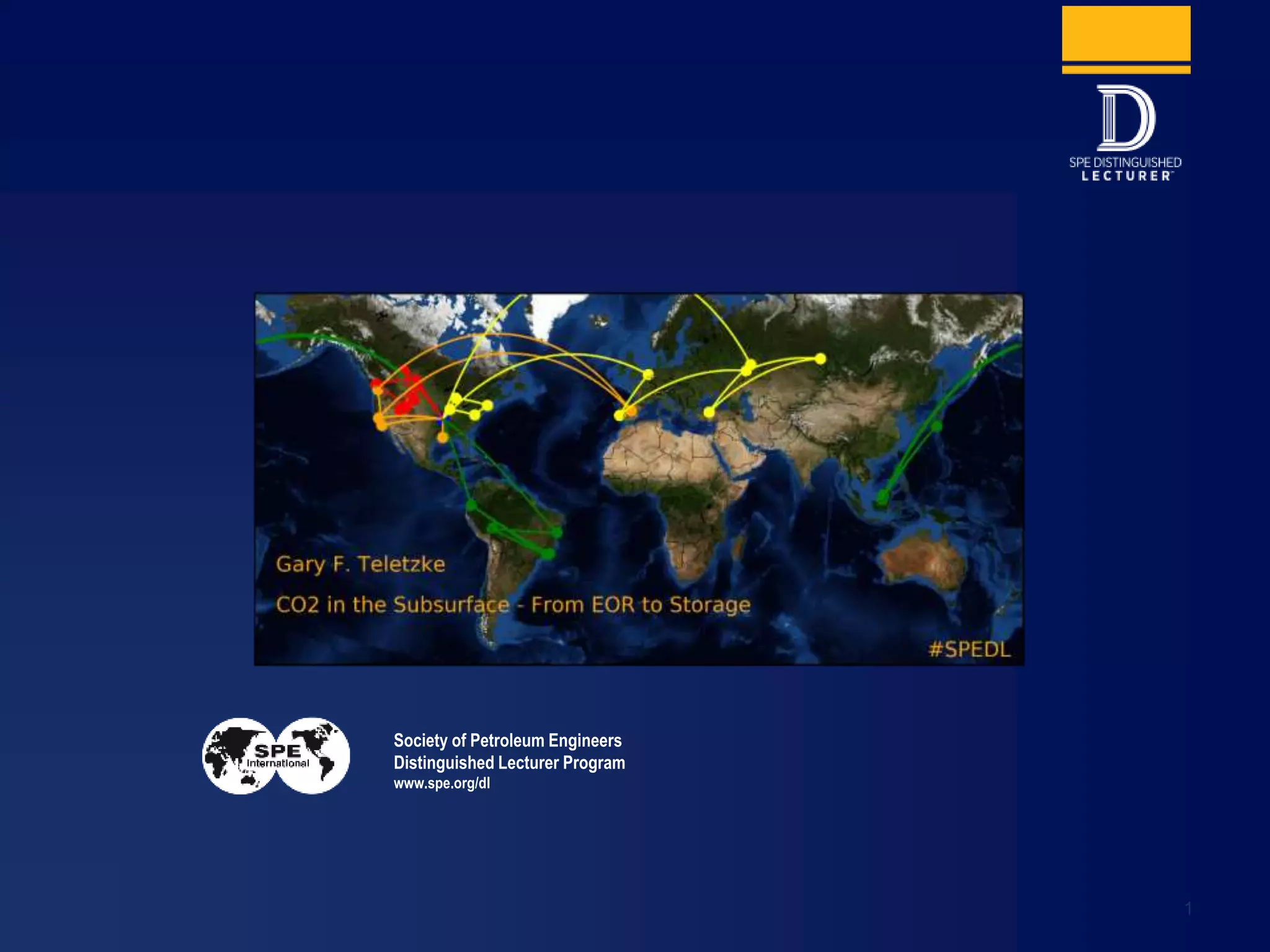 CO2 in the Subsurface - From EOR to Storage | PPT