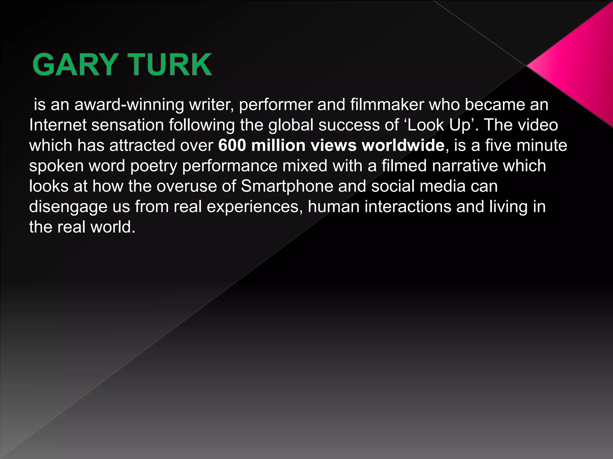Gary turk superior powerpoint | PPTX
