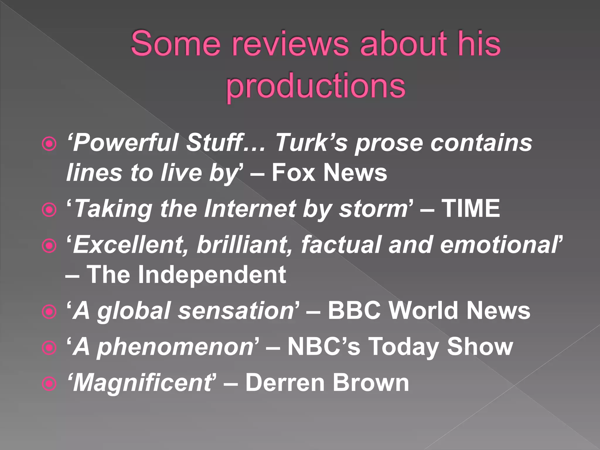 Gary turk superior powerpoint | PPTX