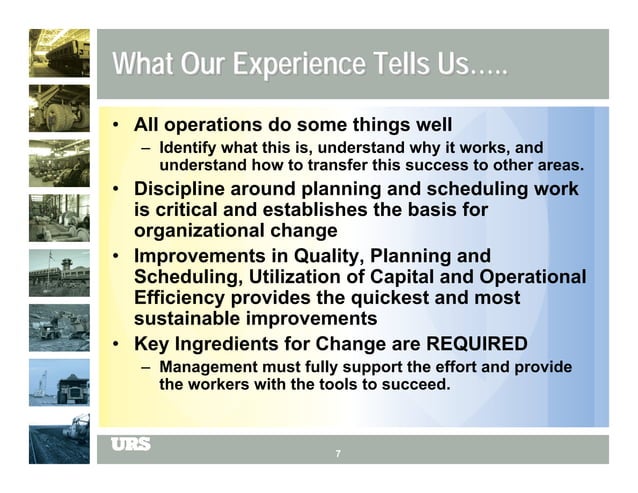 Operations Excellence - Focus Areas | PPT