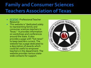 FCS PFD resources | PPTX