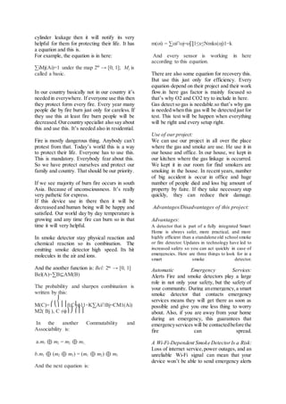 Gas & smoke detector Report | DOCX