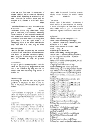 Gas & smoke detector Report | DOCX