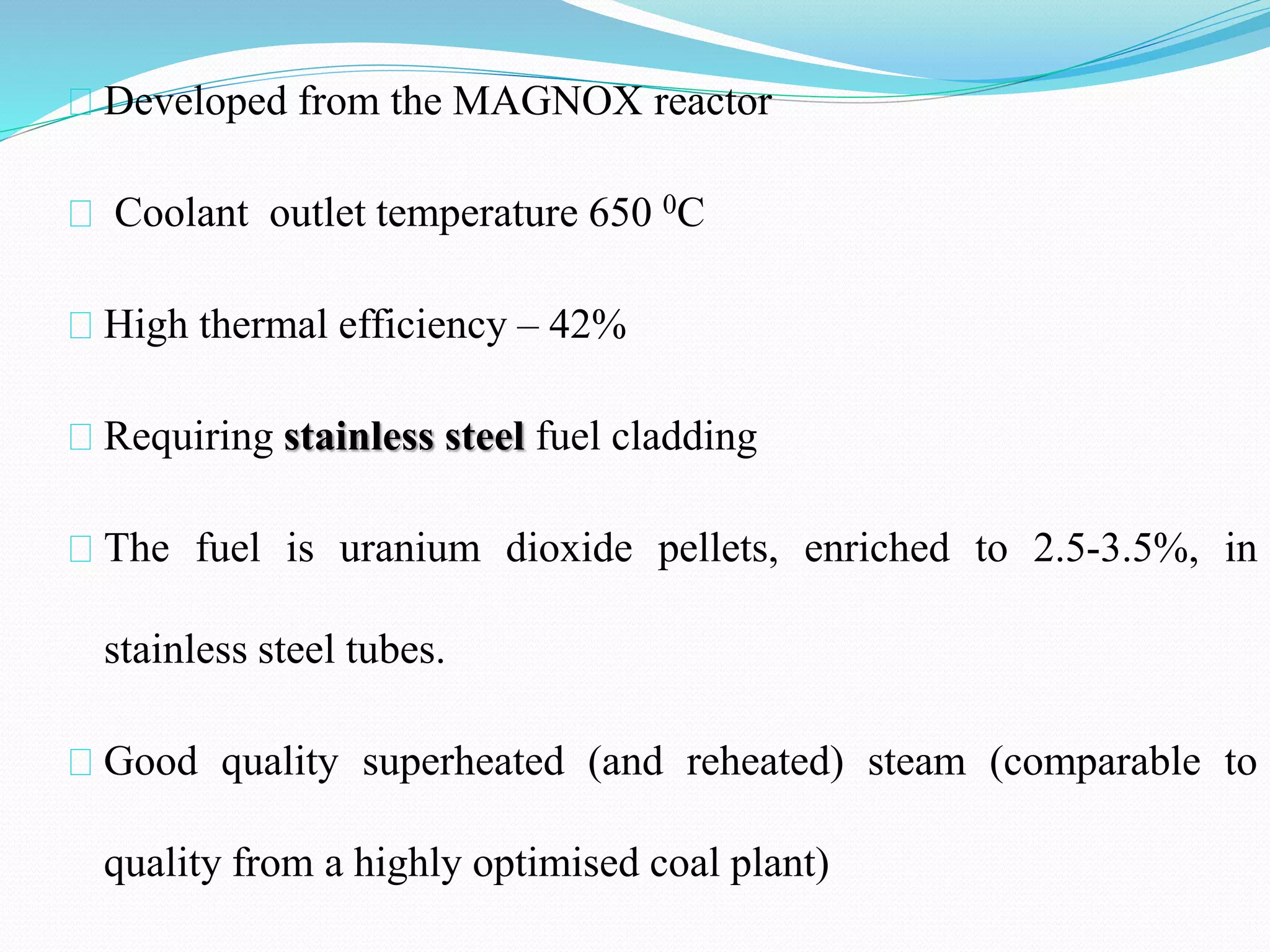 Gas cooled reactors | PPTX