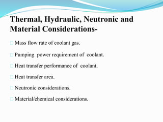 Gas cooled reactors | PPTX