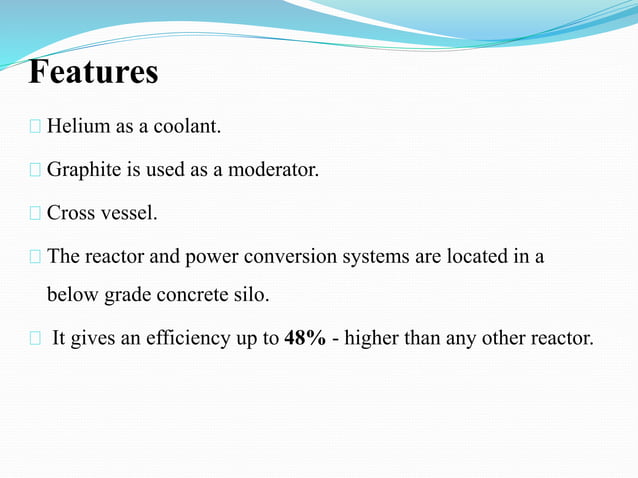 Gas cooled reactors | PPTX | Chemistry | Science