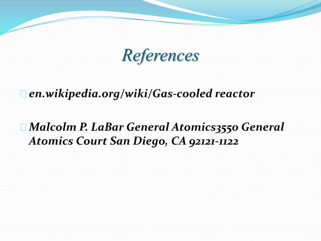 Gas cooled reactors | PPTX | Chemistry | Science
