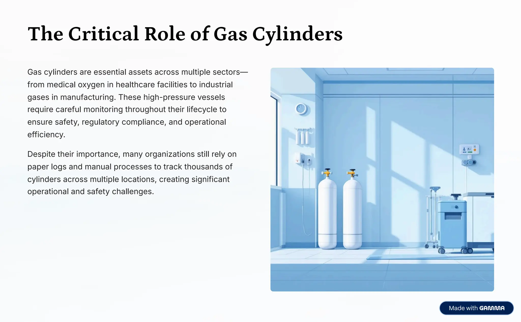 Next-Generation Gas Cylinder Tracking System for Reliable Inventory and ...