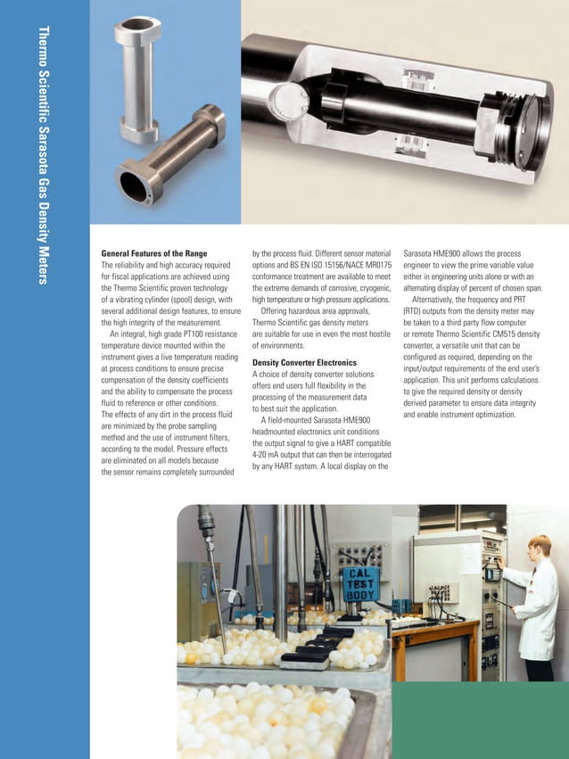 Continuous Measuring Gas Density Meters | PDF
