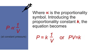 GAS-LAWS -Properties of gases, relationships of temperature , volume ...