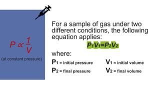 GAS-LAWS -Properties of gases, relationships of temperature , volume ...