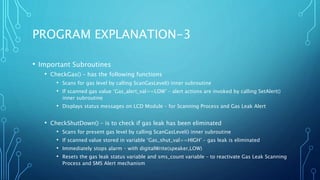 Gas Leakage Detector using Arduino with SMS Alert - Engineering Project | PDF