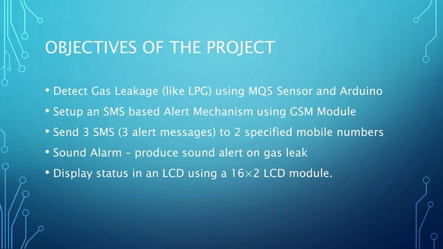 Gas Leakage Detector using Arduino with SMS Alert - Engineering Project | PDF
