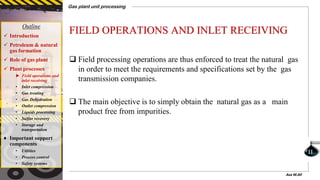 Gas plant unit process | PDF