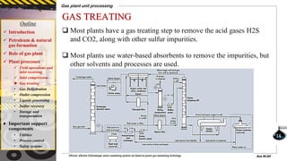 Gas plant unit process | PDF
