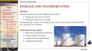 Gas plant unit process | PDF