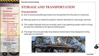 Gas plant unit process | PDF