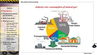 Gas plant unit process | PDF