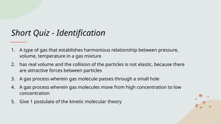 Grade 10 Science - Chemistry - Properties of Gas | PPTX