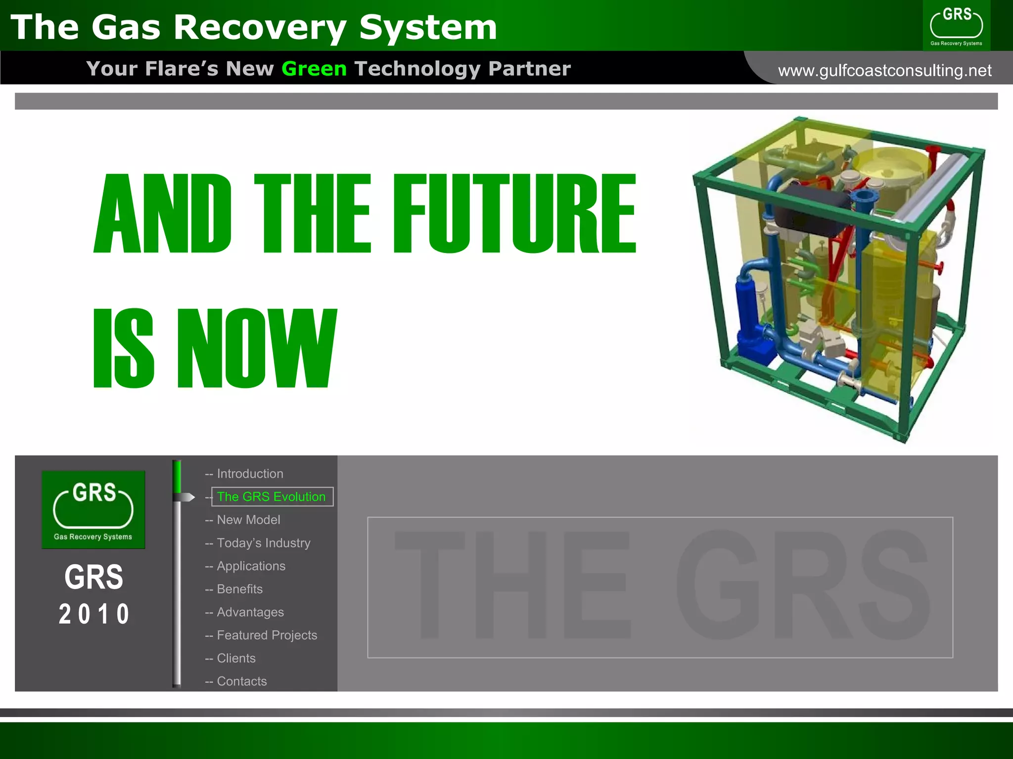 The Gas Recovery System Presentation | PPT